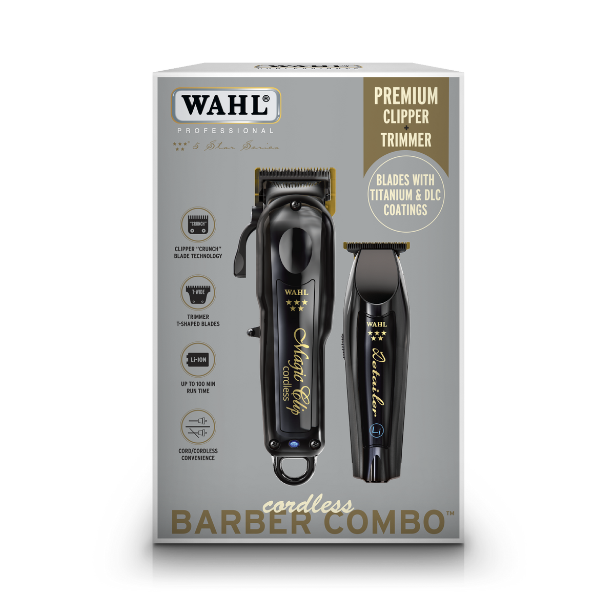 5 Star Black Magic Clip & Black Detailer Li Combo – Half Price Salon ...