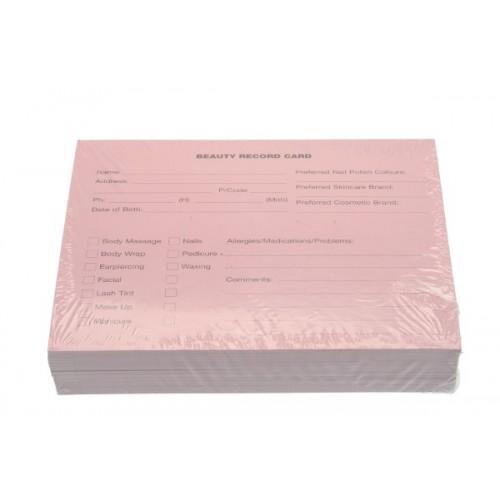 Santorini Beauty Record Card Pink – Half Price Salon Supplies