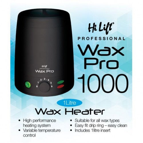 Hi Lift Wax Pro 1000 Professional Wax Heater BLACK 1 Litre – Half Price ...